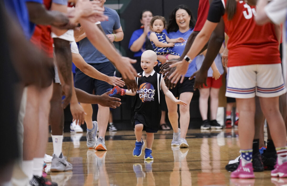 Charity, a proposal and lots of NBA talent headline the 2024 Rock Chalk ...